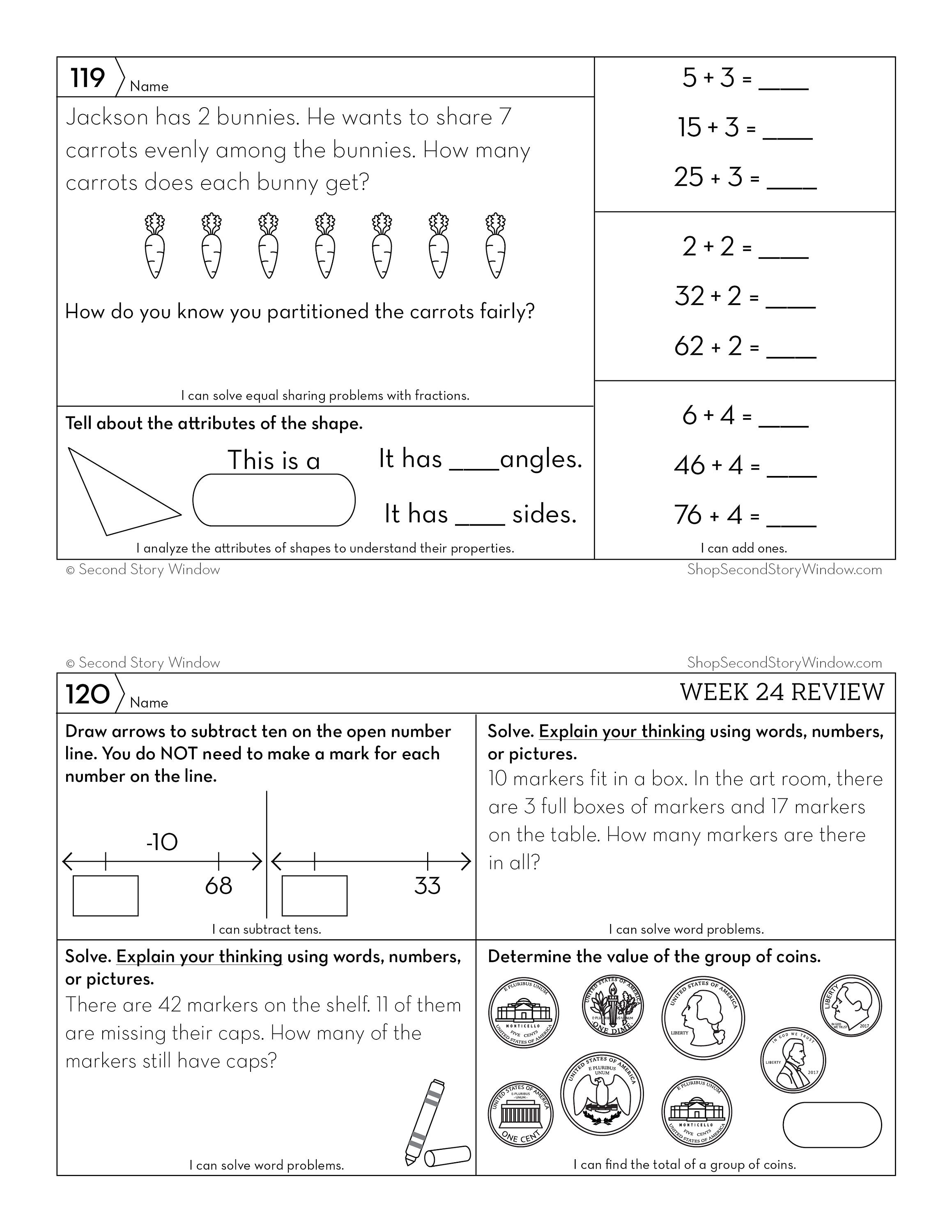 2nd Grade Math & Reading Homework, ELA Review (digital Download) - Etsy