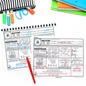 4th Grade Daily Spiral Review Worksheets, Educational Activity, Home ...