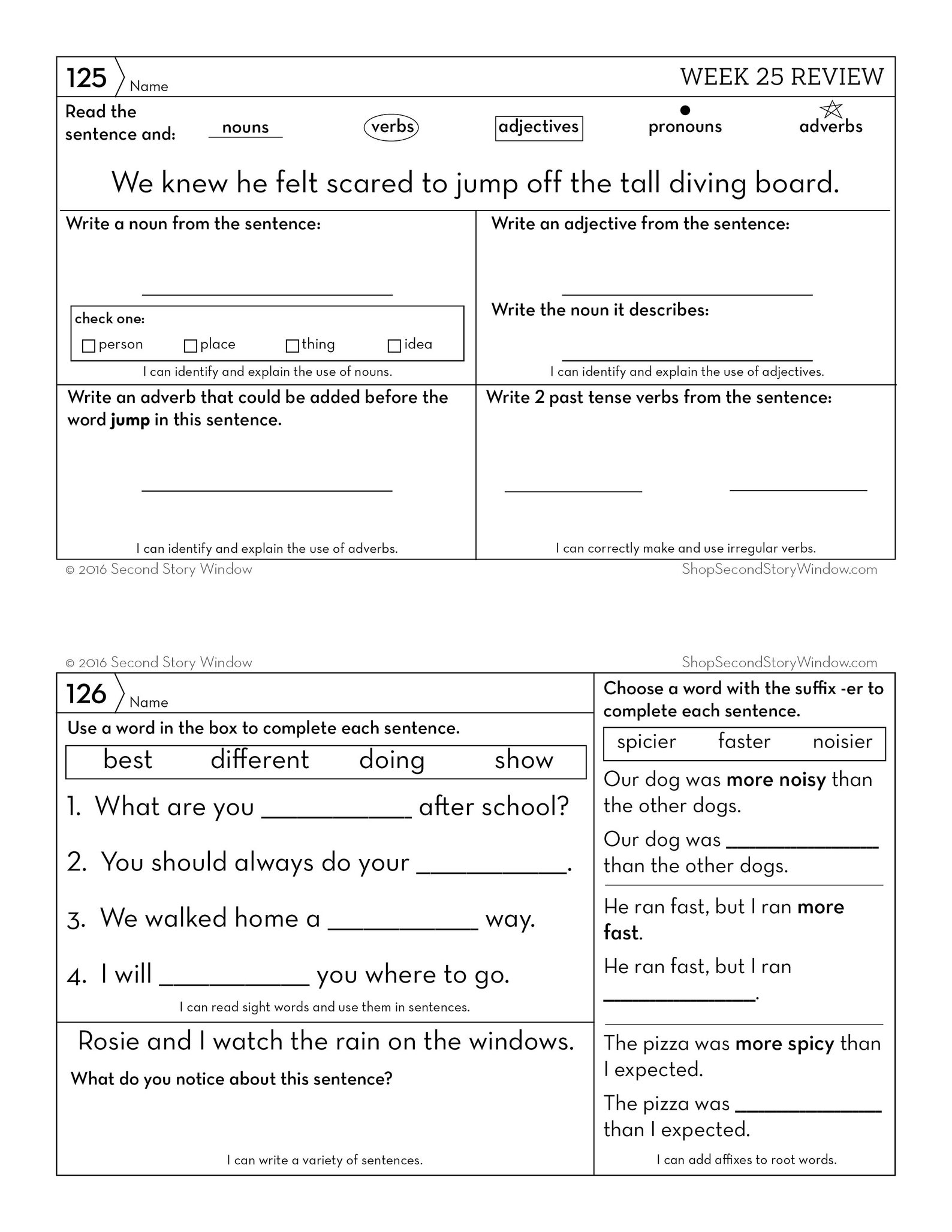 3rd Grade Math and Reading Homework, Educational Activity, Home ...