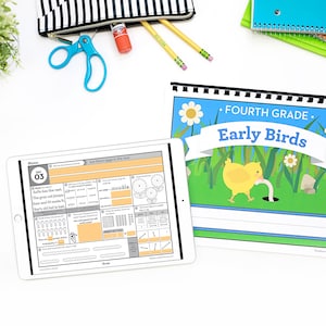 4th Grade Daily Spiral Review Worksheets, Educational Activity, Home ...