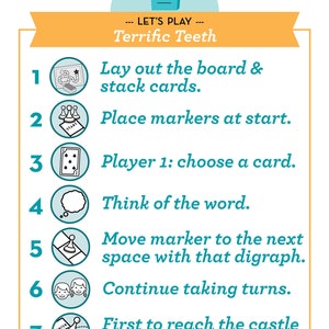 Terrific Teeth Game - Phonics Digraph Letter Sound Printable Game ...