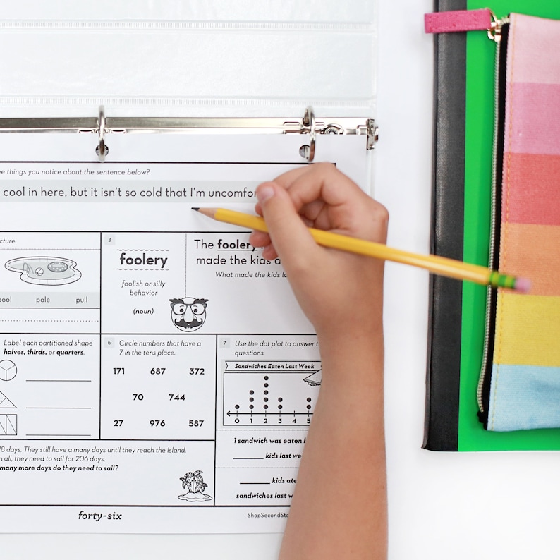 2nd Grade Summer Review Workbook, Math & Reading Worksheets, Summer ...
