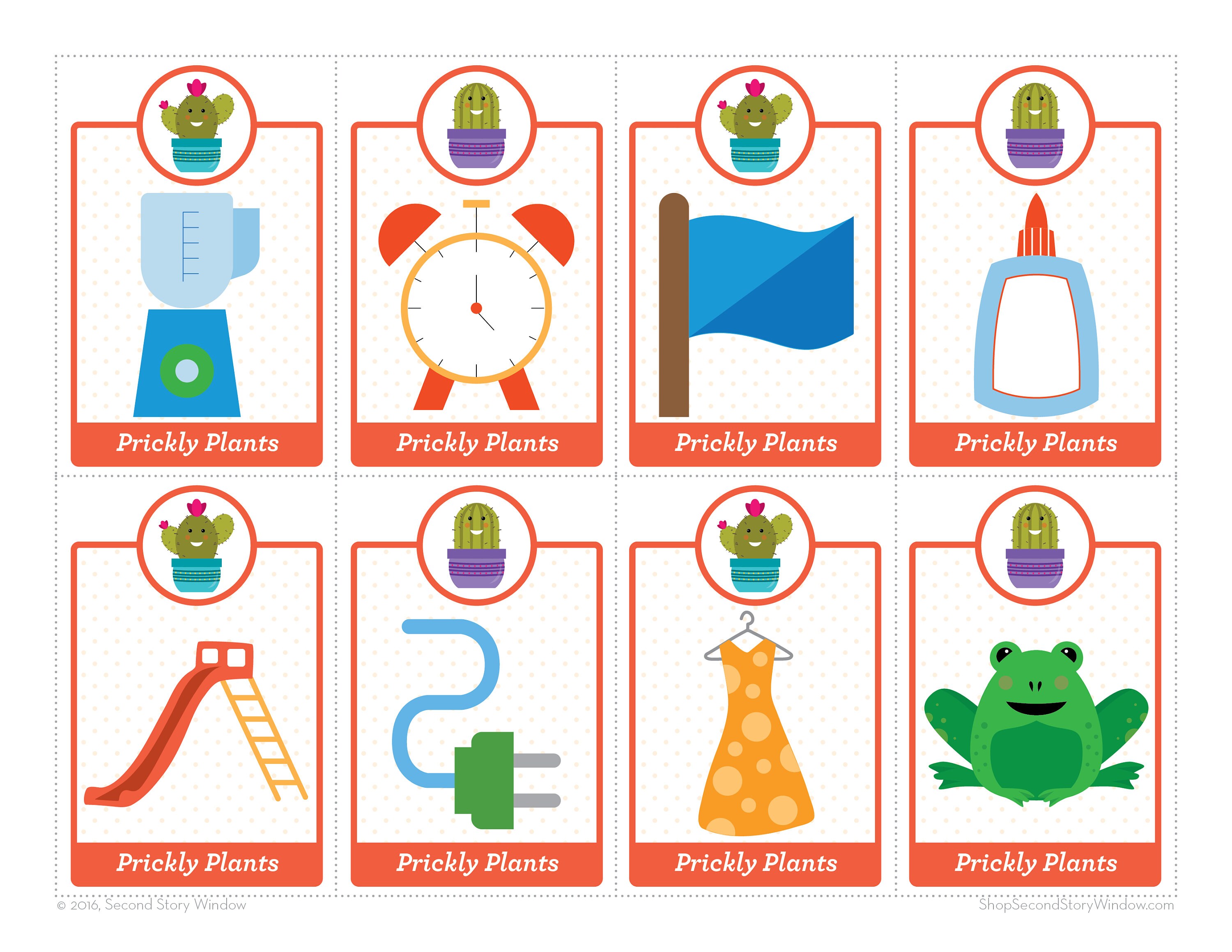 Prickly Plants Game - Phonics Blends Letter Sound Printable Game ...