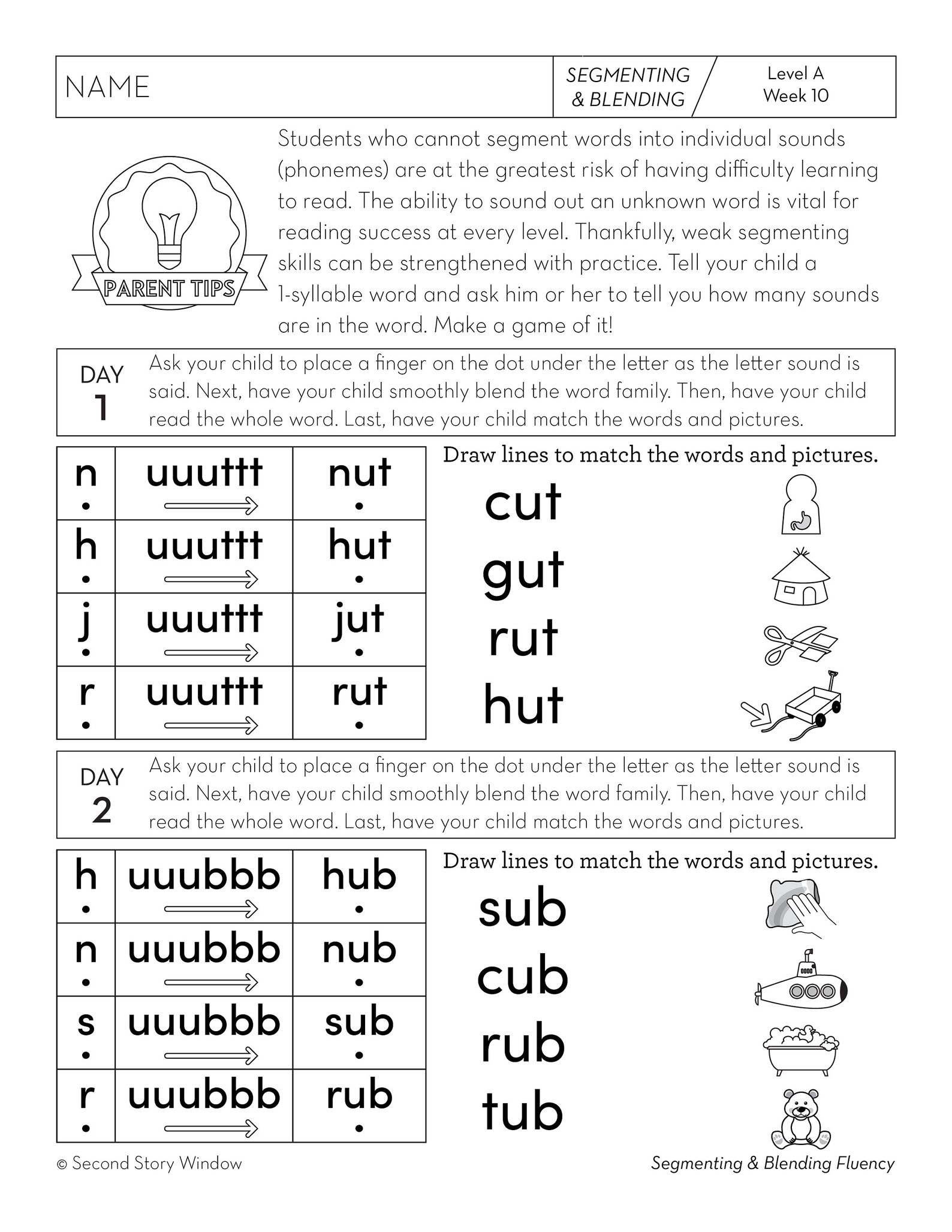 Sounding Out Words Segmenting & Blending CVC Fluency Practice - Etsy
