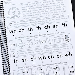 Letter Sounds, ABC Alphabet Fluency Practice for Homework or Homeschool ...