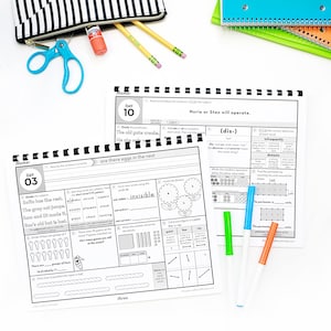 4th Grade Daily Spiral Review Worksheets, Educational Activity, Home ...