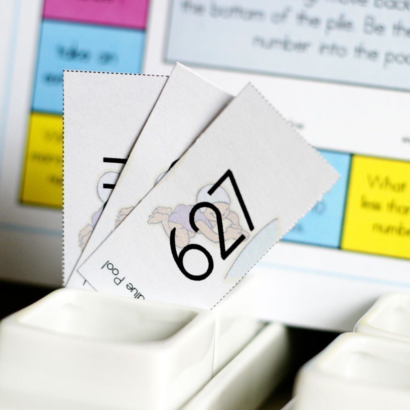 Place Value Pool Printable Math Game and Skill Sheet - Etsy