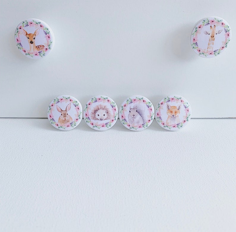 Woodland Animal Drawer Knobs Drawer Pulls Dresser Pulls - Etsy