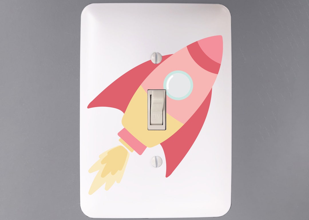 Space Light Switch Cover Switch Plate Nursery Decor Wall - Etsy
