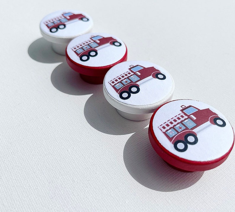 Fire Truck Drawer Knobs Fireman Drawer Handles Door Knobs - Etsy