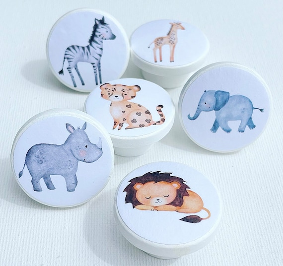 Jungle Animal Drawer Knobs Drawer Handles Dresser Pulls - Etsy