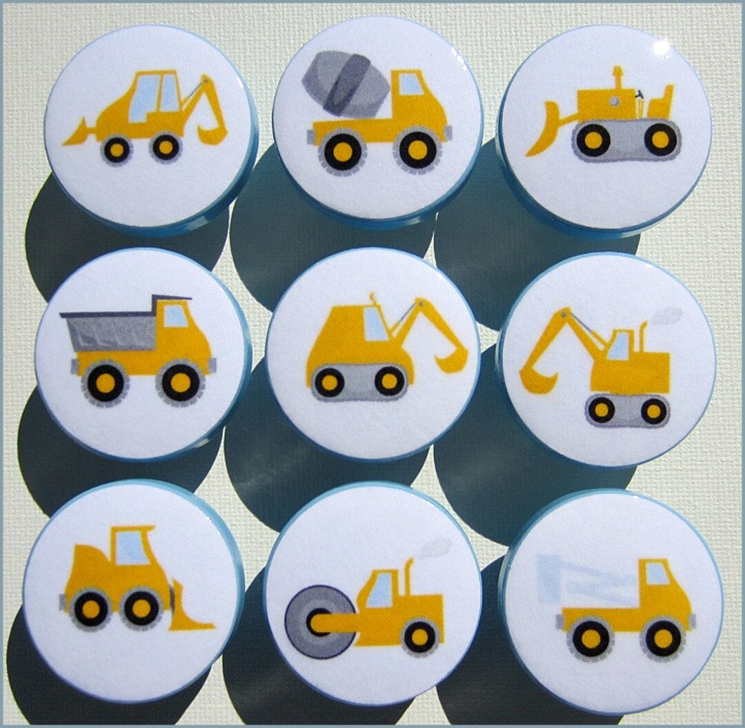 Construction Knobs, Drawer Pulls, Dresser Pulls, Children's Room ...