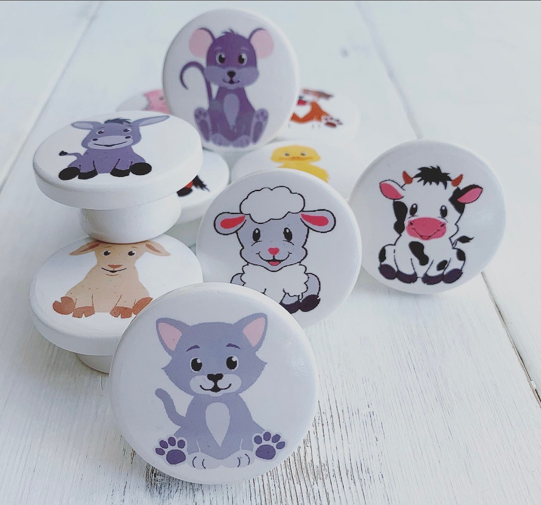 Farm Animal Drawer Knobs, Drawer Handles, Dresser Pulls, Farmhouse ...