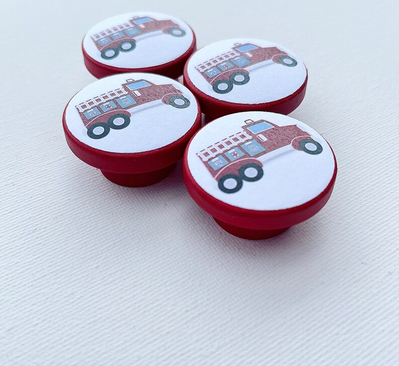 Fire Truck Drawer Knobs Fireman Drawer Handles Door Knobs - Etsy
