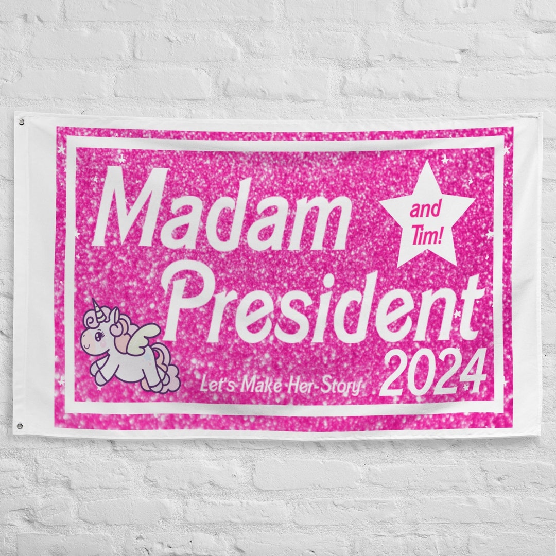 Madam President and Tim 3'x5' Flag - Etsy