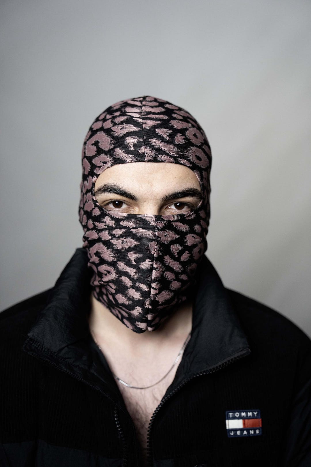 Handmade Balaclava Mask ,pink Round Pattern Skimask, Designed Skimask ...
