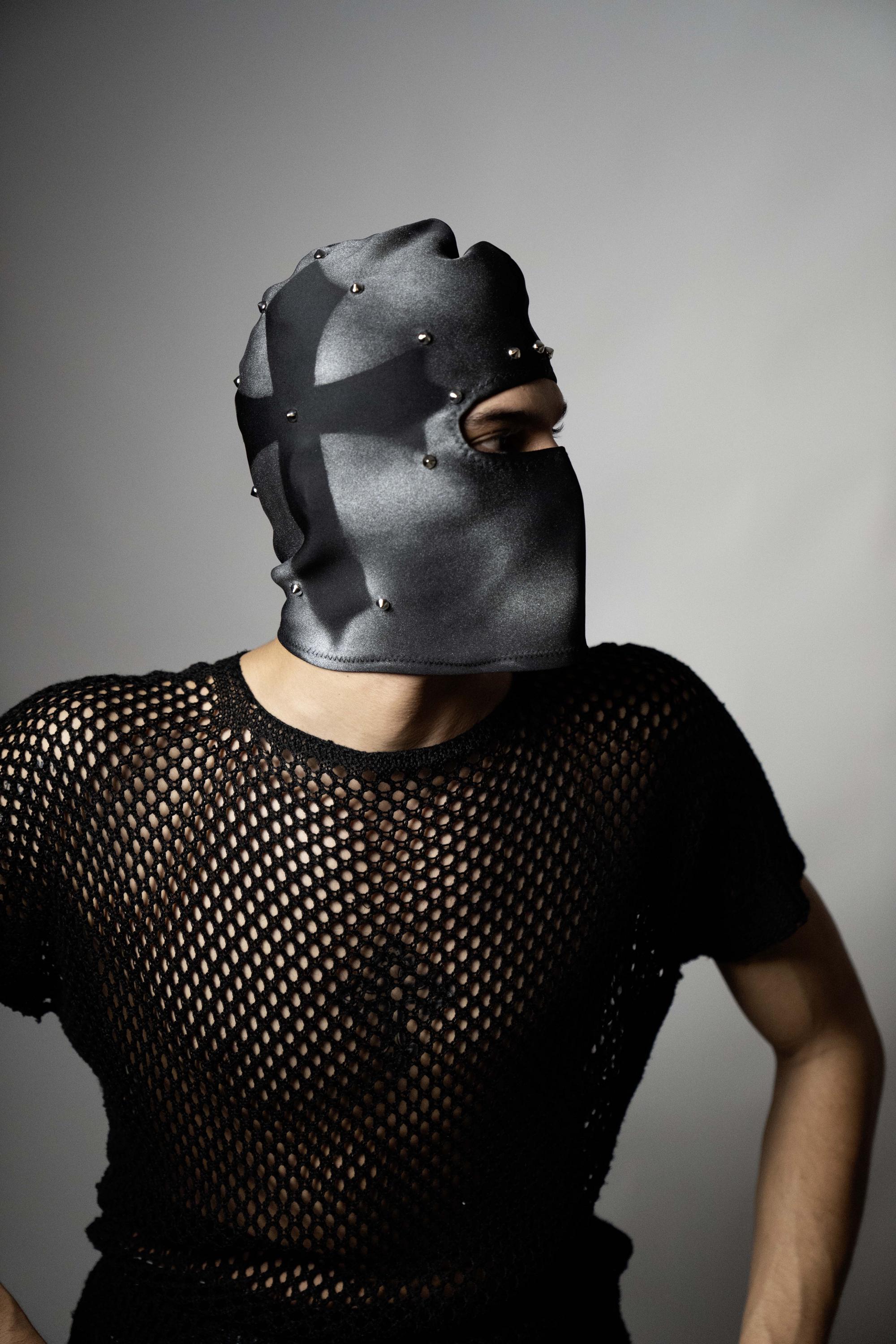 Handmade Chrome Hearts Blackcross Balaclava Motorcylce Face Mask Pooh ...