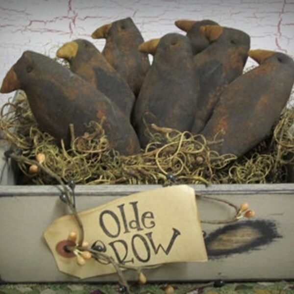 Primitive Crow - Etsy