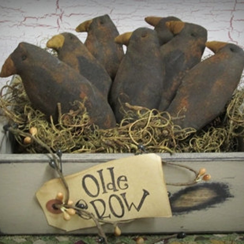 Primitive Crows - Etsy