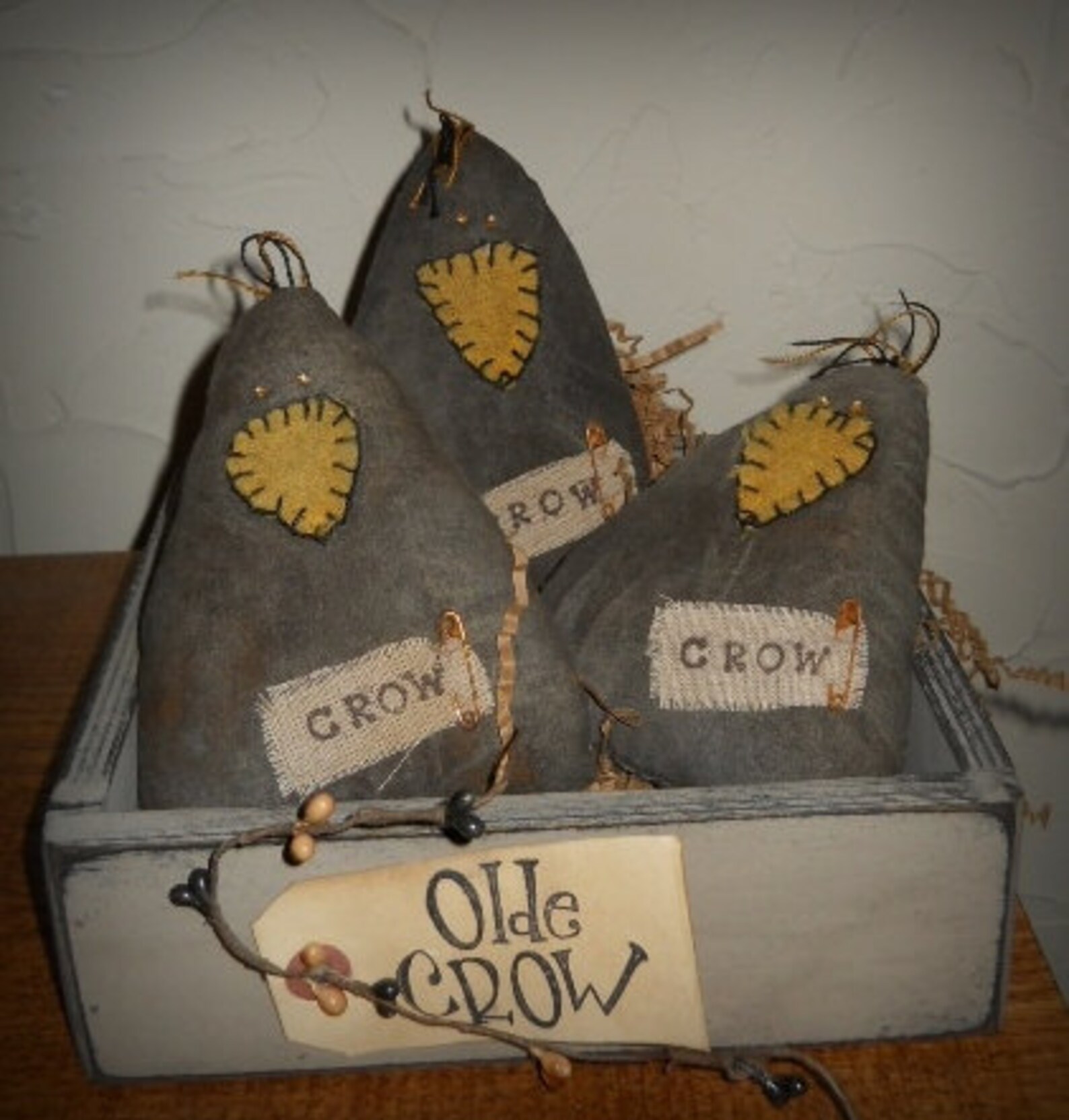 Primitive Chubby Crows Bowl Fillers | Etsy