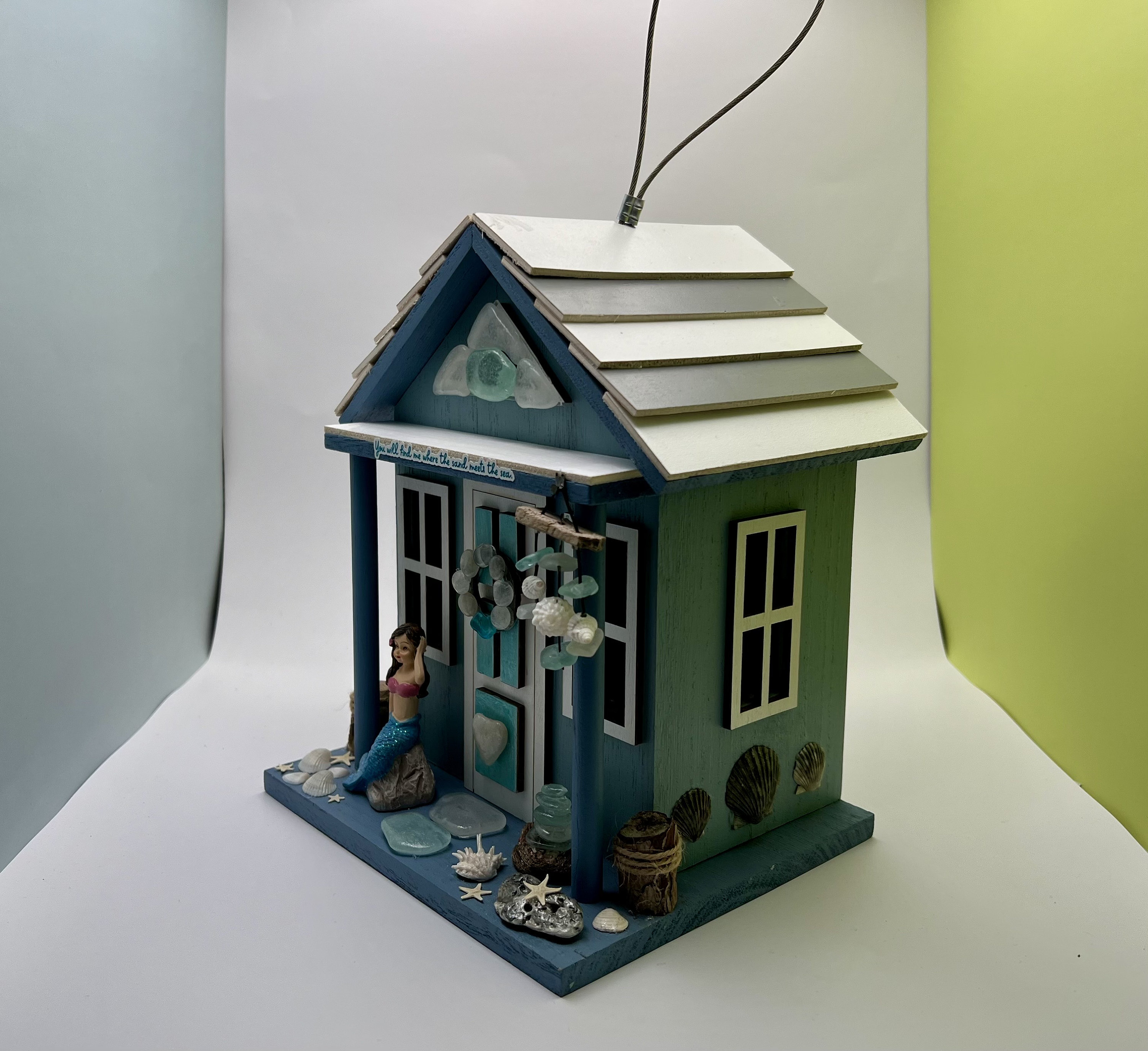 Mermaid Bungalow Birdhouse - Etsy
