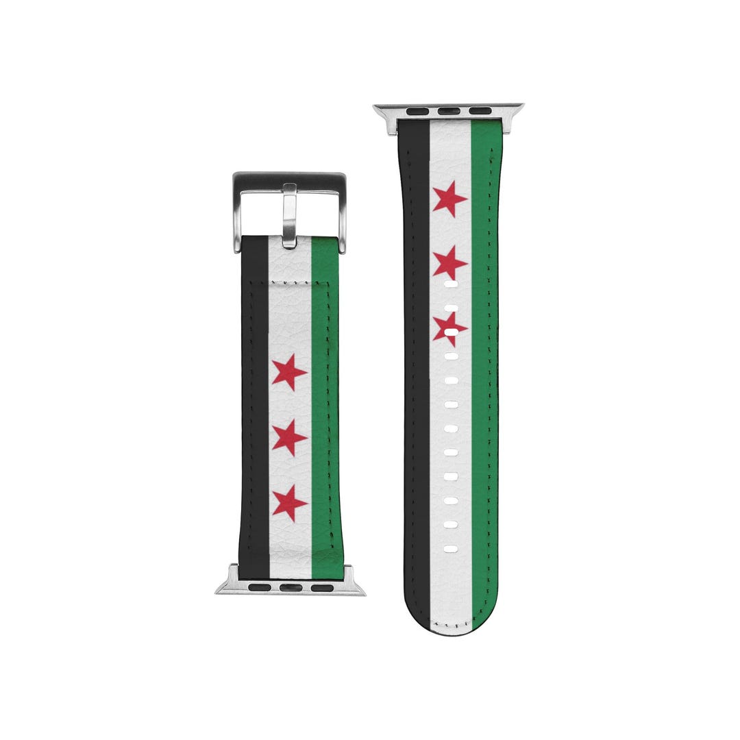 Syrian Flag Apple Watch Band New Flag Design Free Syria Watch Band - Etsy