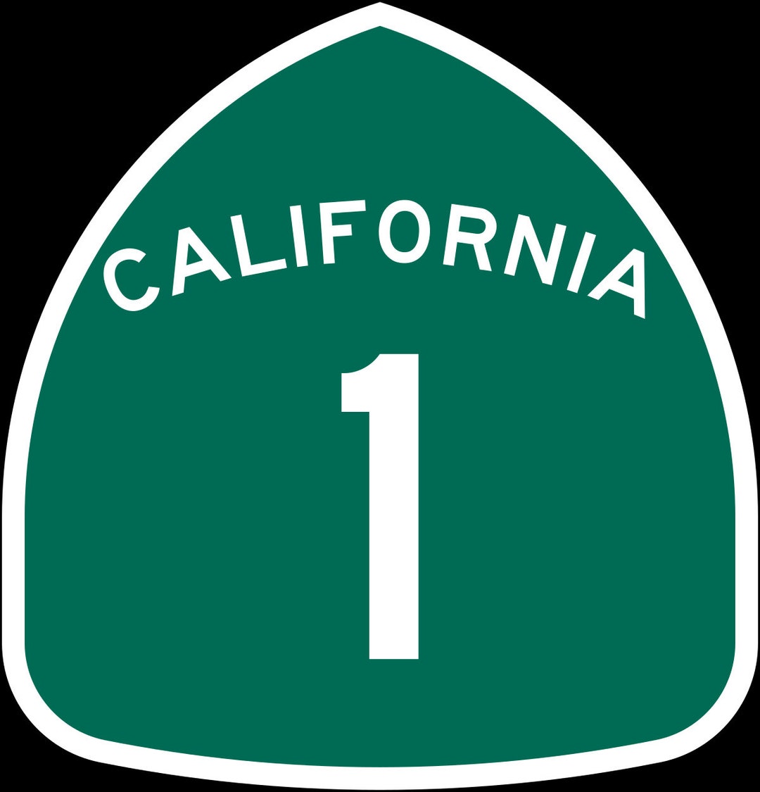 Waterproof California State Highway Route Sticker Road Sign Glossy - Etsy