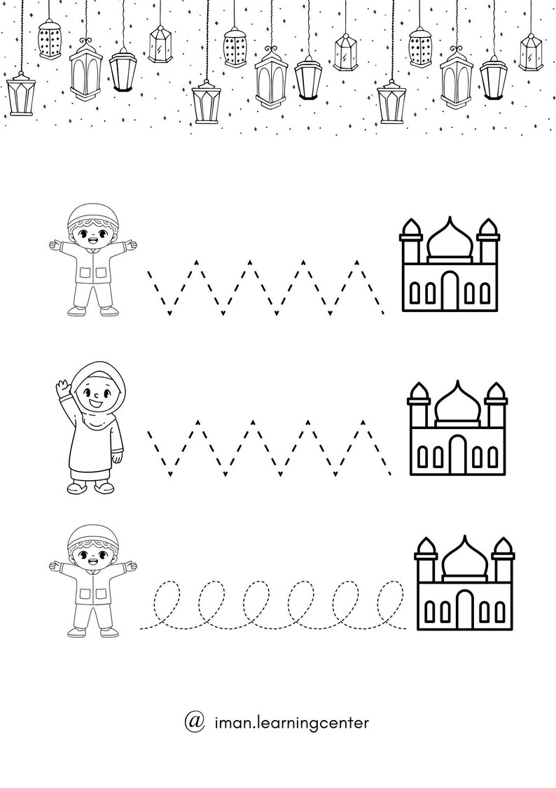 My Ramadan Coloring Booklet - Etsy