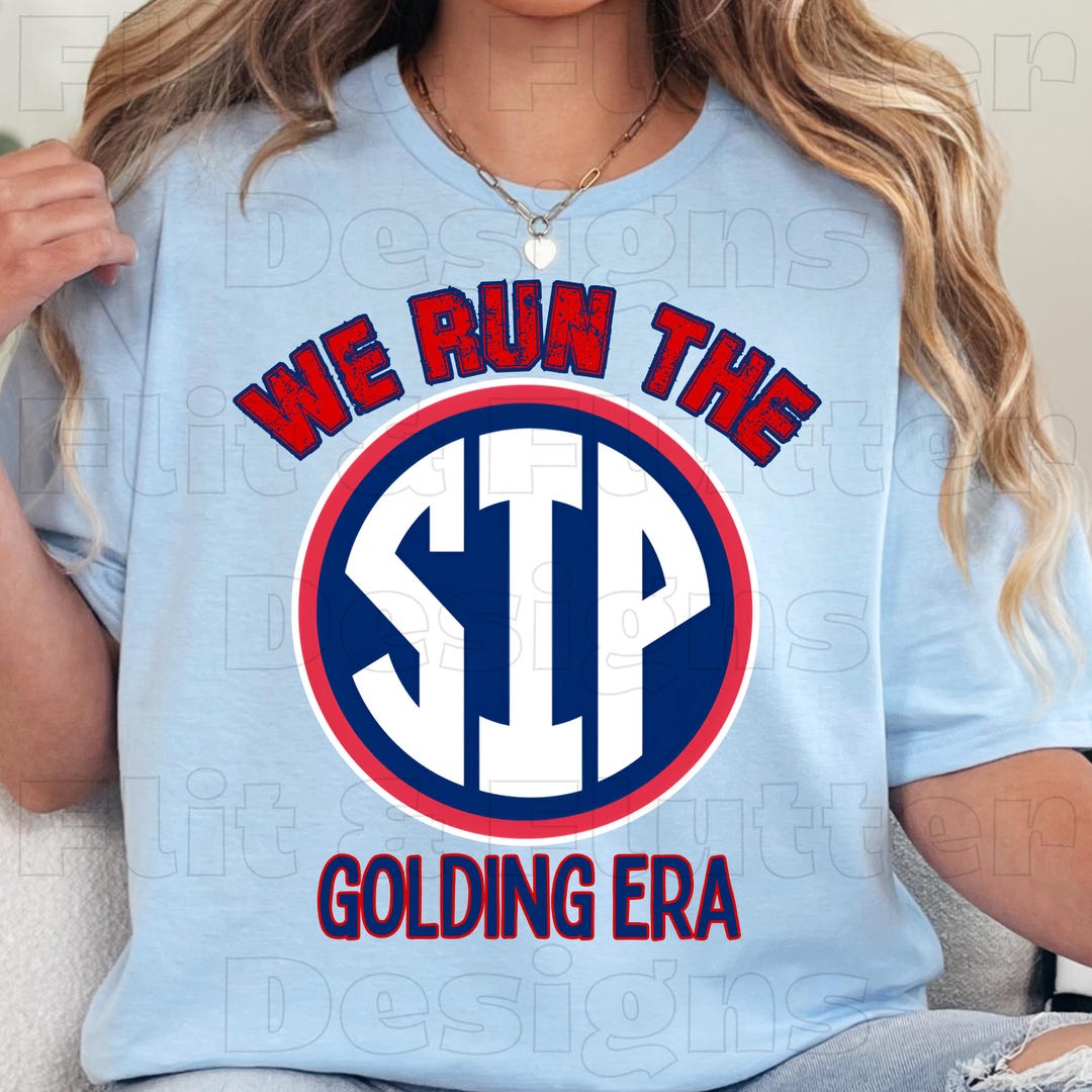 We Run the SIP Golding Era DTF Sublimation PNG - Etsy