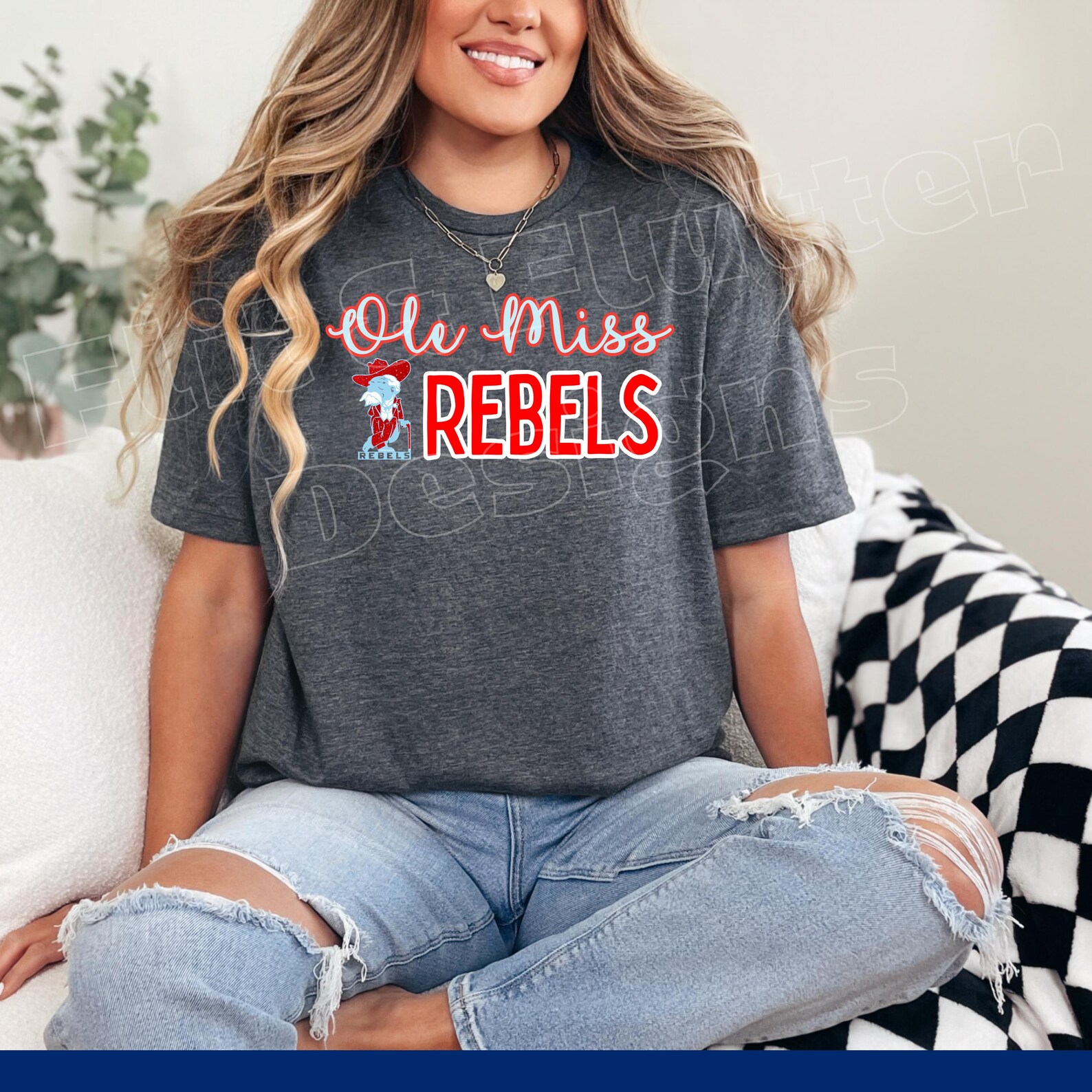 Ole Miss Rebels Colonel Reb DTF PNG - Etsy