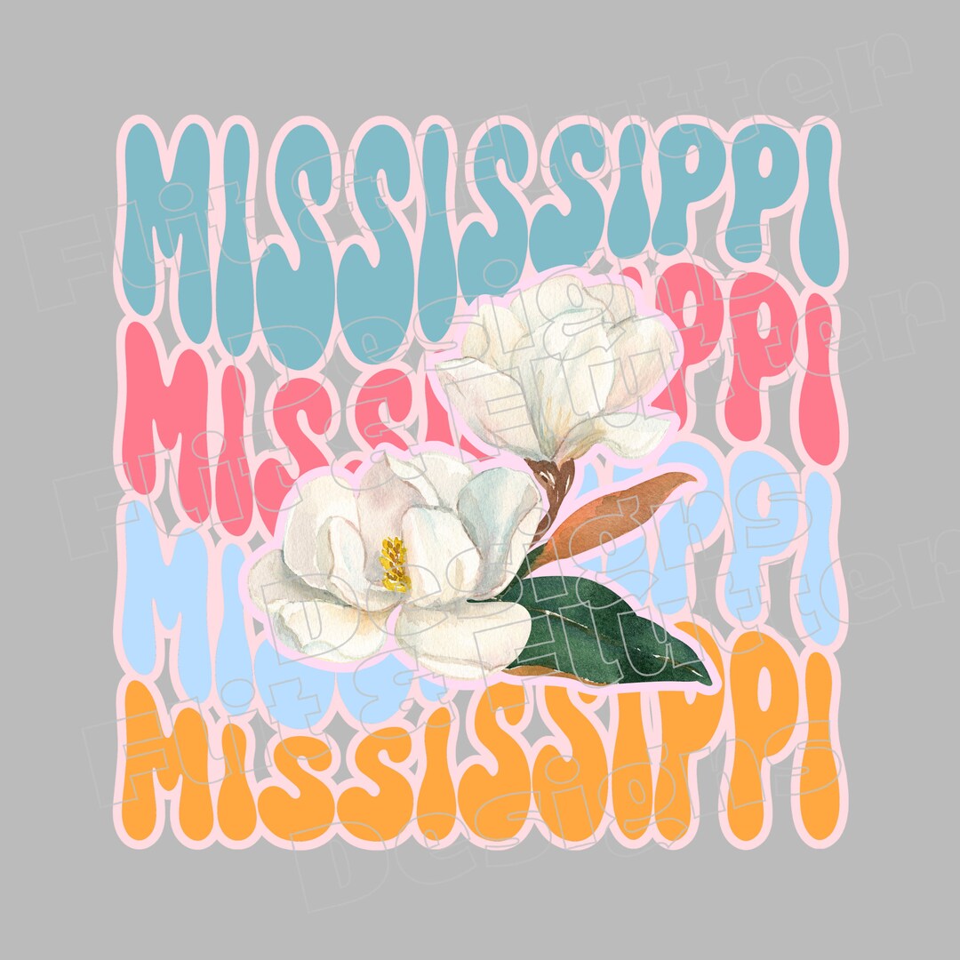Mississippi Magnolia Sublimation DTF PNG - Etsy
