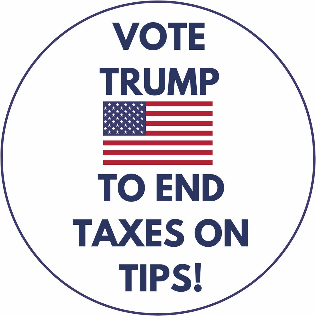 Trump 2024 Receipt Sticker - Etsy