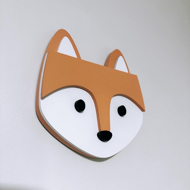 Fox - Woodland Animal Wall Decor - Etsy
