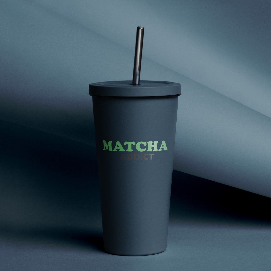 Matcha Addict | Steel Cup, Stanley Cup, Matcha Cup, Girl Cup, Matcha ...