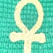 Golden Ankh in Crochet Applique Pattern - Etsy