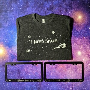 Space & Galaxy Themed METAL Laser Etched License Plate Frame - Etsy