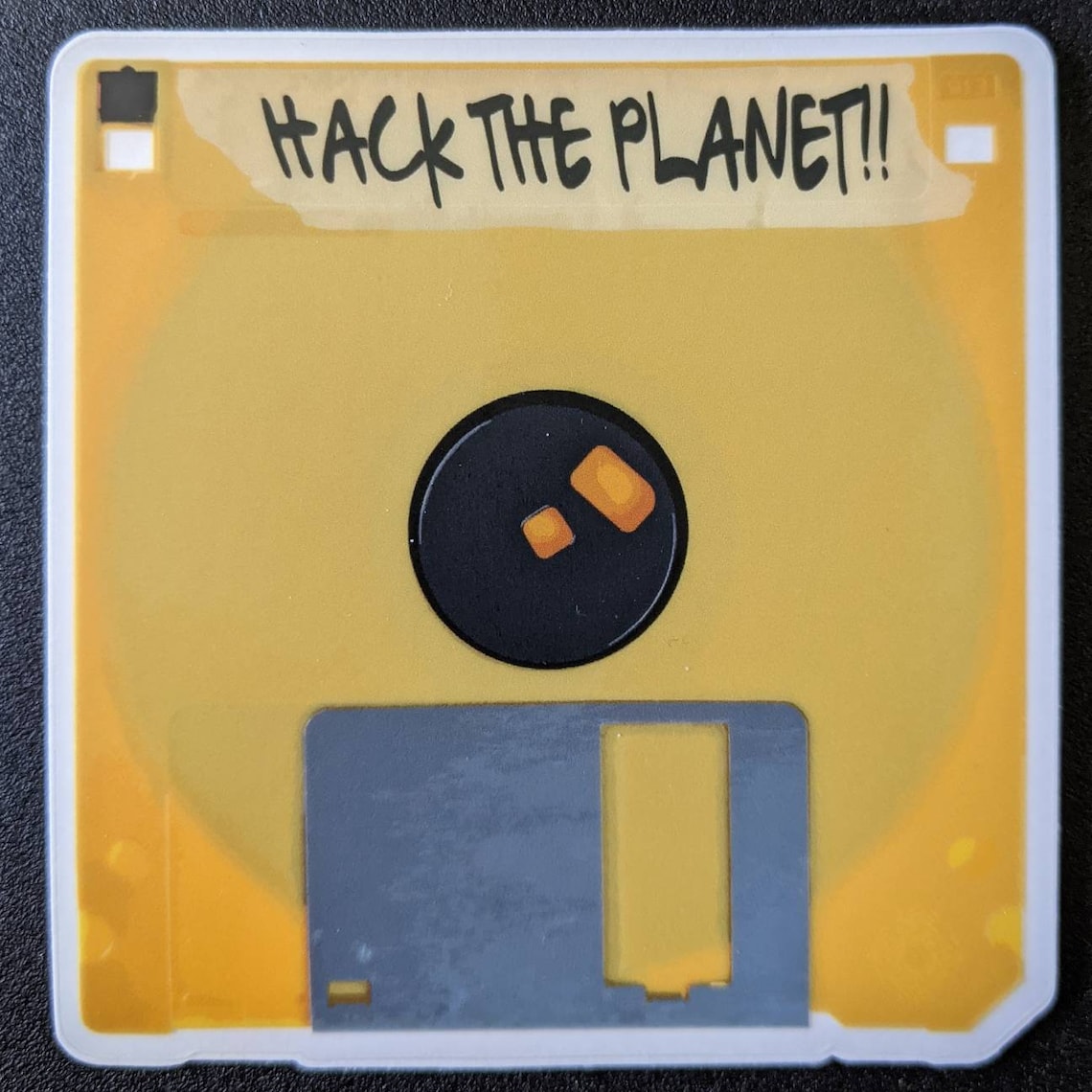Hack the Planet Clear Sticker Hacking Hacker Floppy Disk - Etsy