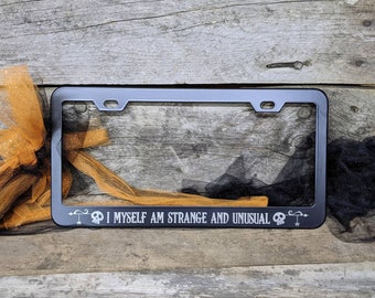 Groovy Retro License Plate Frame 70s Floral Hippie Peace Car - Etsy