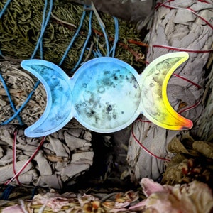 Sticker Triple Goddess Sticker Triple Moon Waxing Full Waning ...