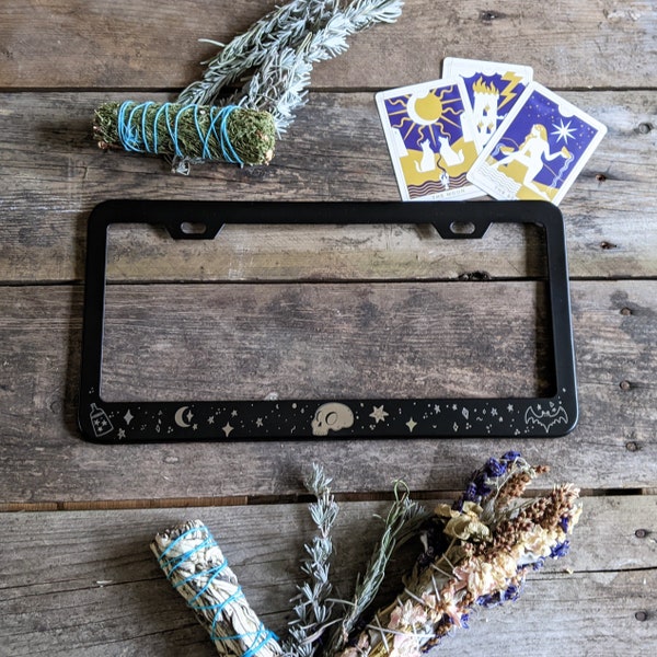 Skull License Plate - Etsy