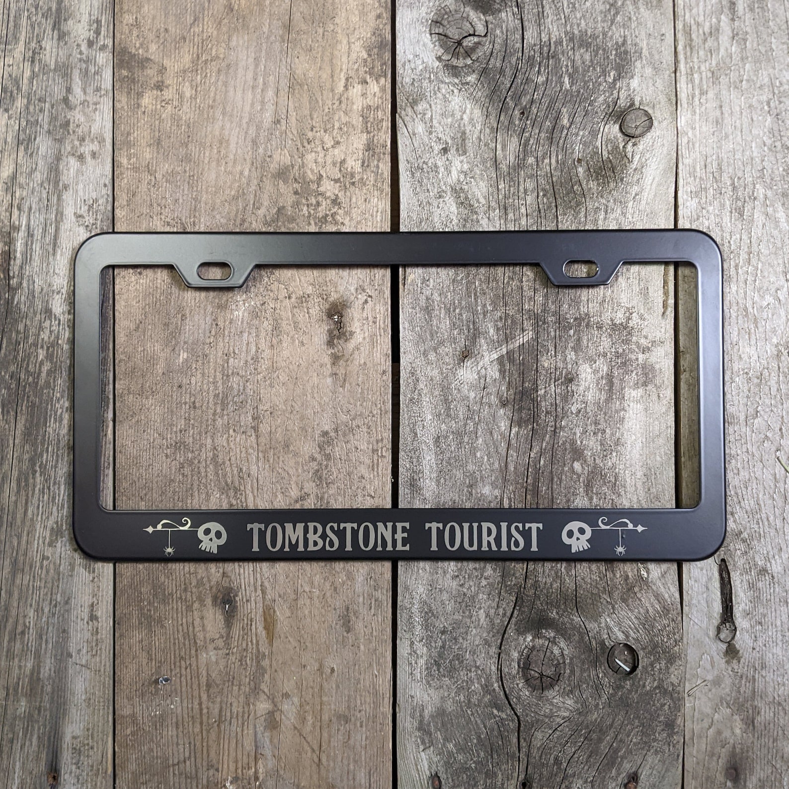 Tombstone Tourist Taphophile Cemetery Laser Etched METAL - Etsy