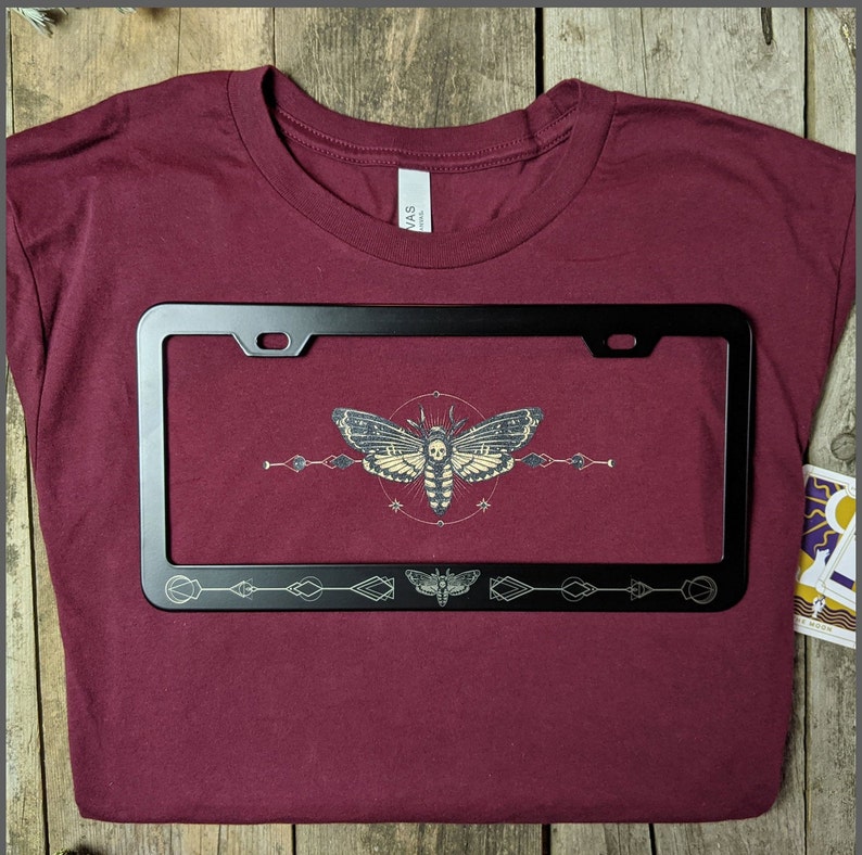 Death's-head Hawkmoth Laser Etched METAL License Plate | Etsy
