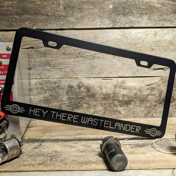 Fallout License Plate Frame - Etsy