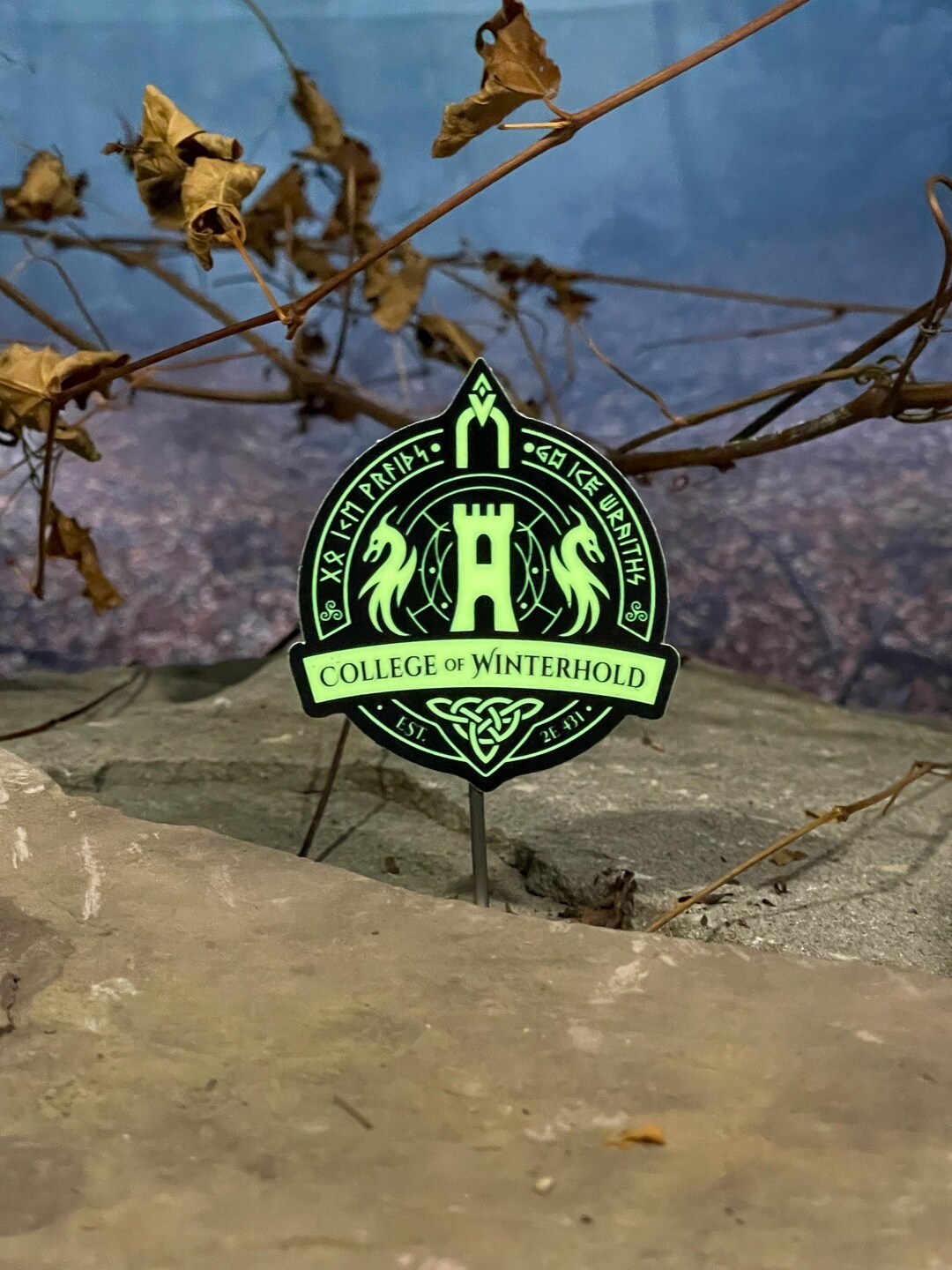 College of Winterhold – Arcane Academy Crest Vinyl Sticker | Fantasy ...