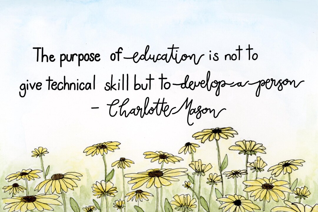 Charlotte Mason Quote Digital Download - Etsy