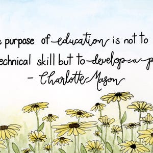 Charlotte Mason Quote Digital Download - Etsy