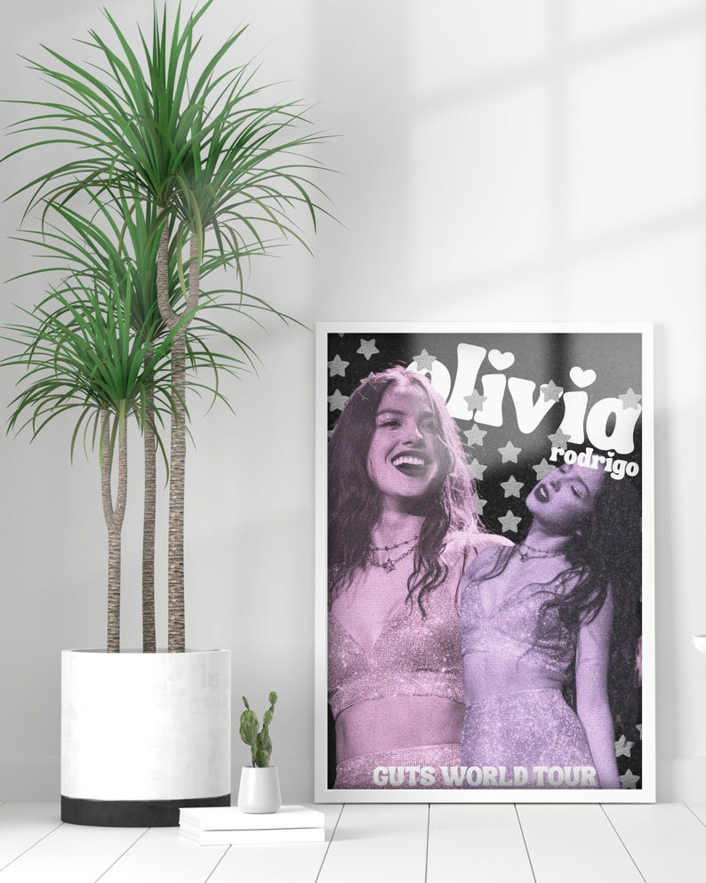 Olivia Rodrigo GUTS WORLD TOUR Printable Poster - Etsy