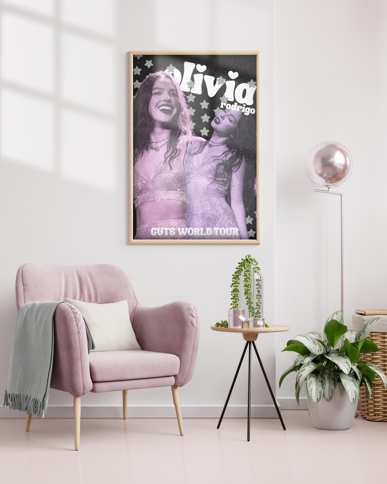 Olivia Rodrigo GUTS WORLD TOUR Printable Poster - Etsy