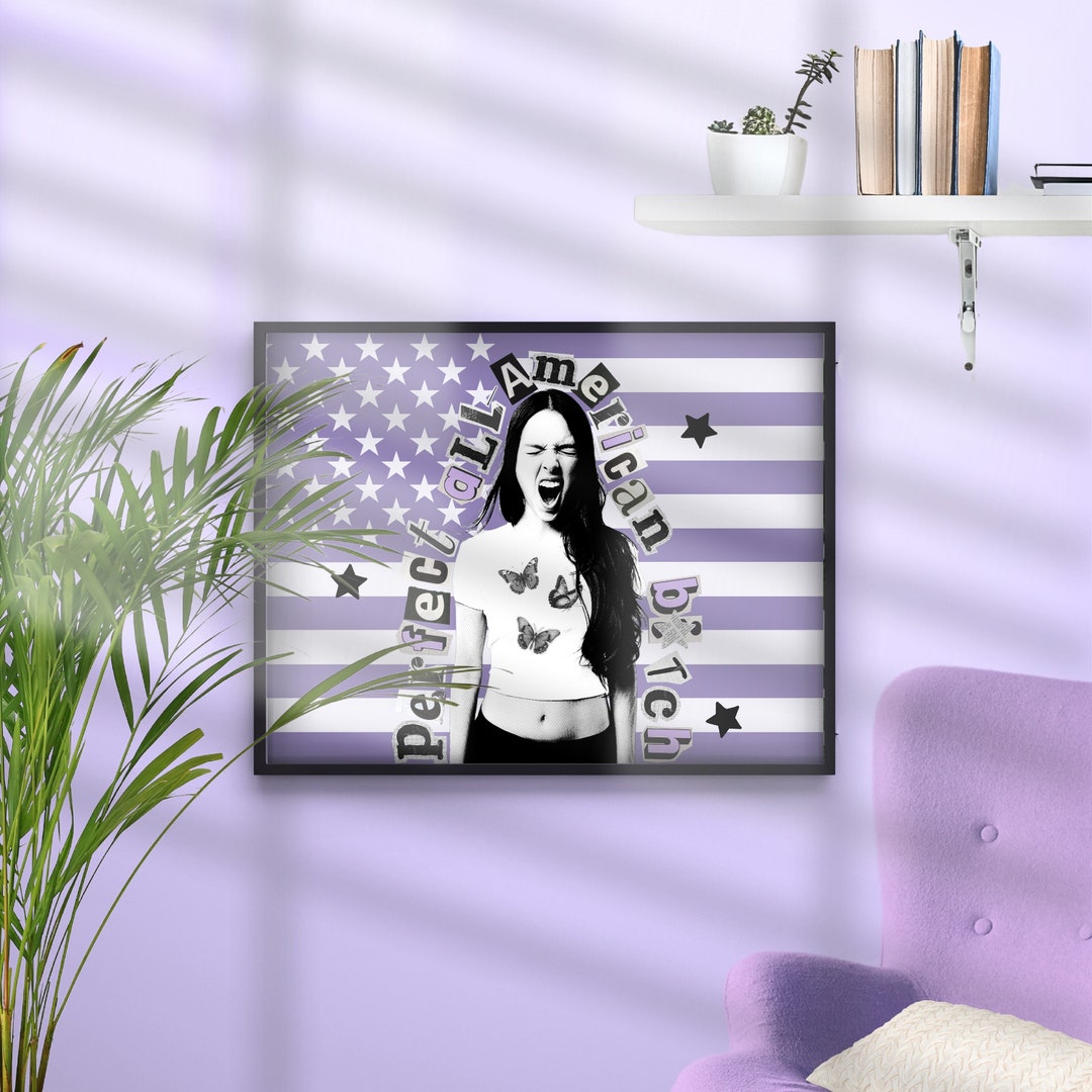 Perfect all-american bitch Olivia Rodrigo GUTS Printable Poster - Etsy 日本