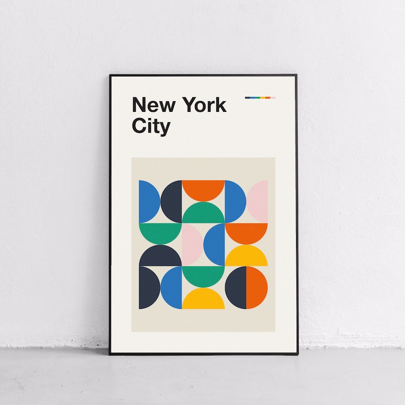 Modern Art Poster - Etsy